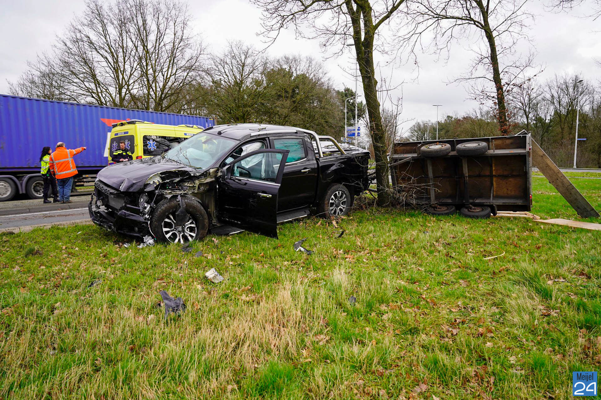 Ravage bij ongeval in Meijel - Meijel24
