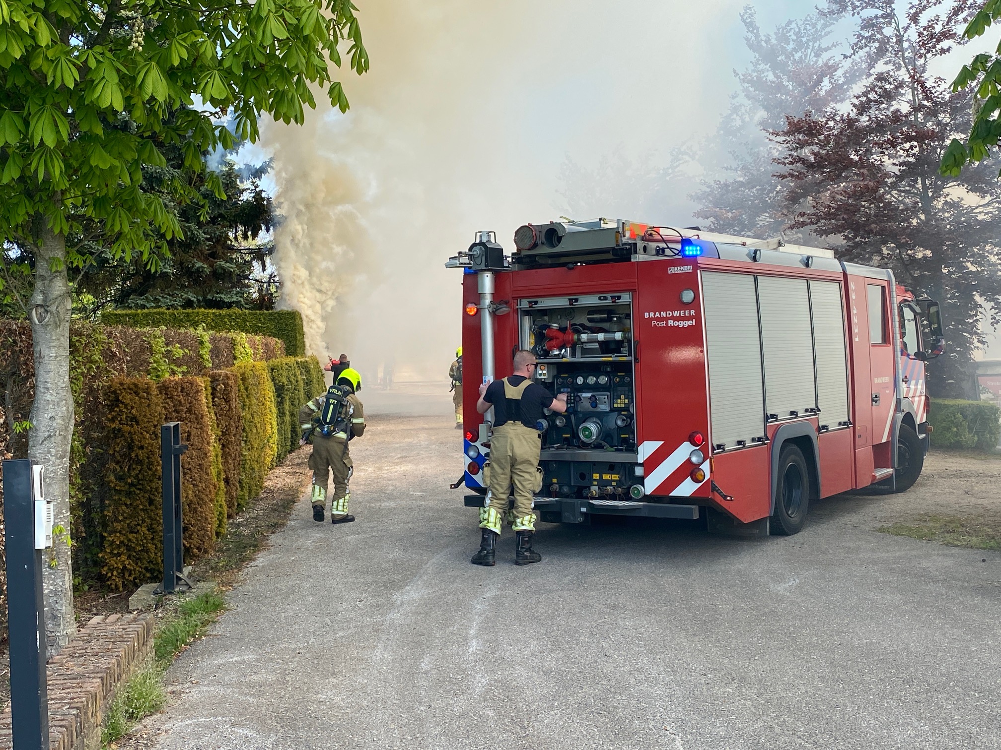 Onkruidbrander zet haag cateringbedrijf in de fik - Meijel24
