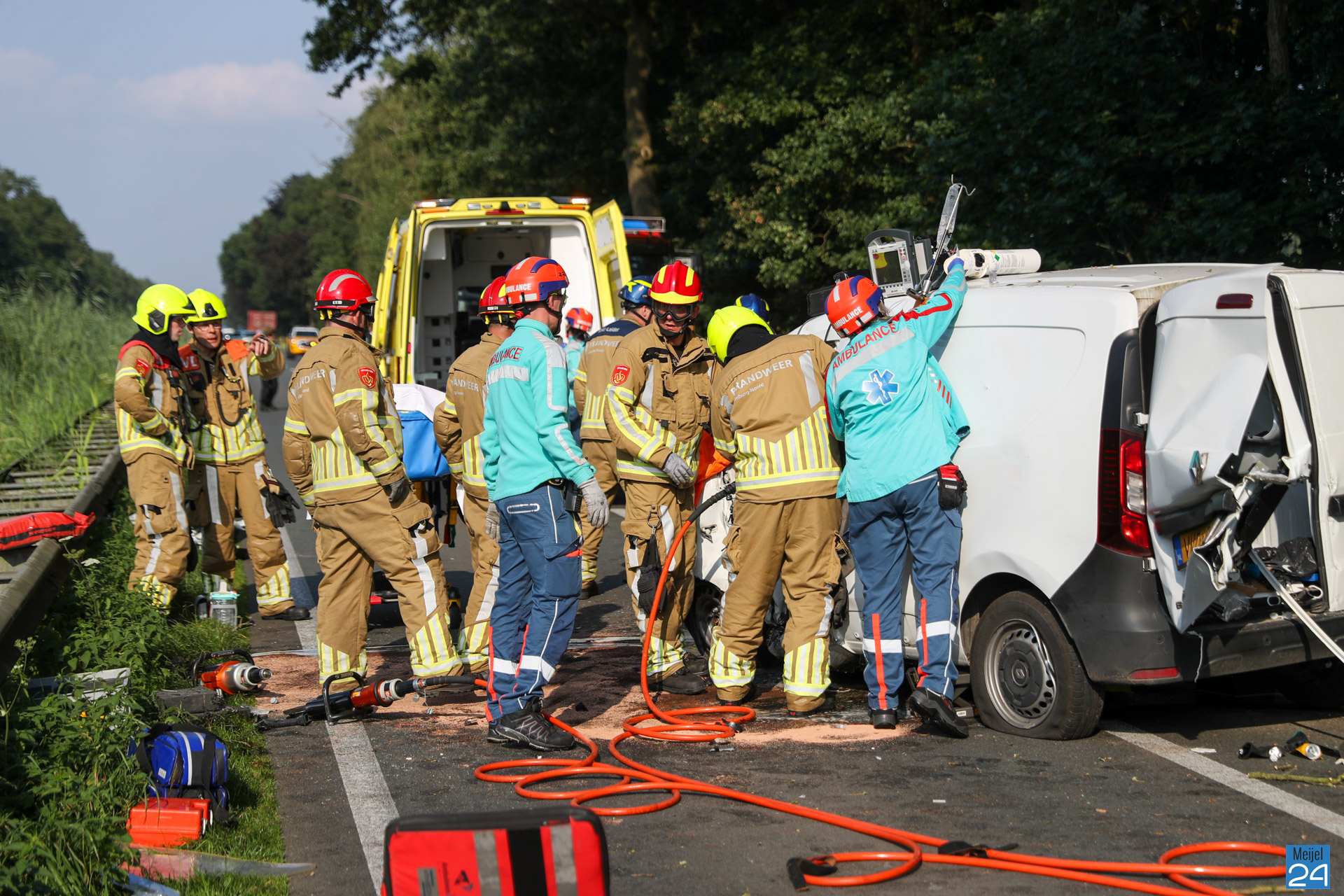 Ernstig ongeval N275 tussen Meijel en Beringe - Meijel24