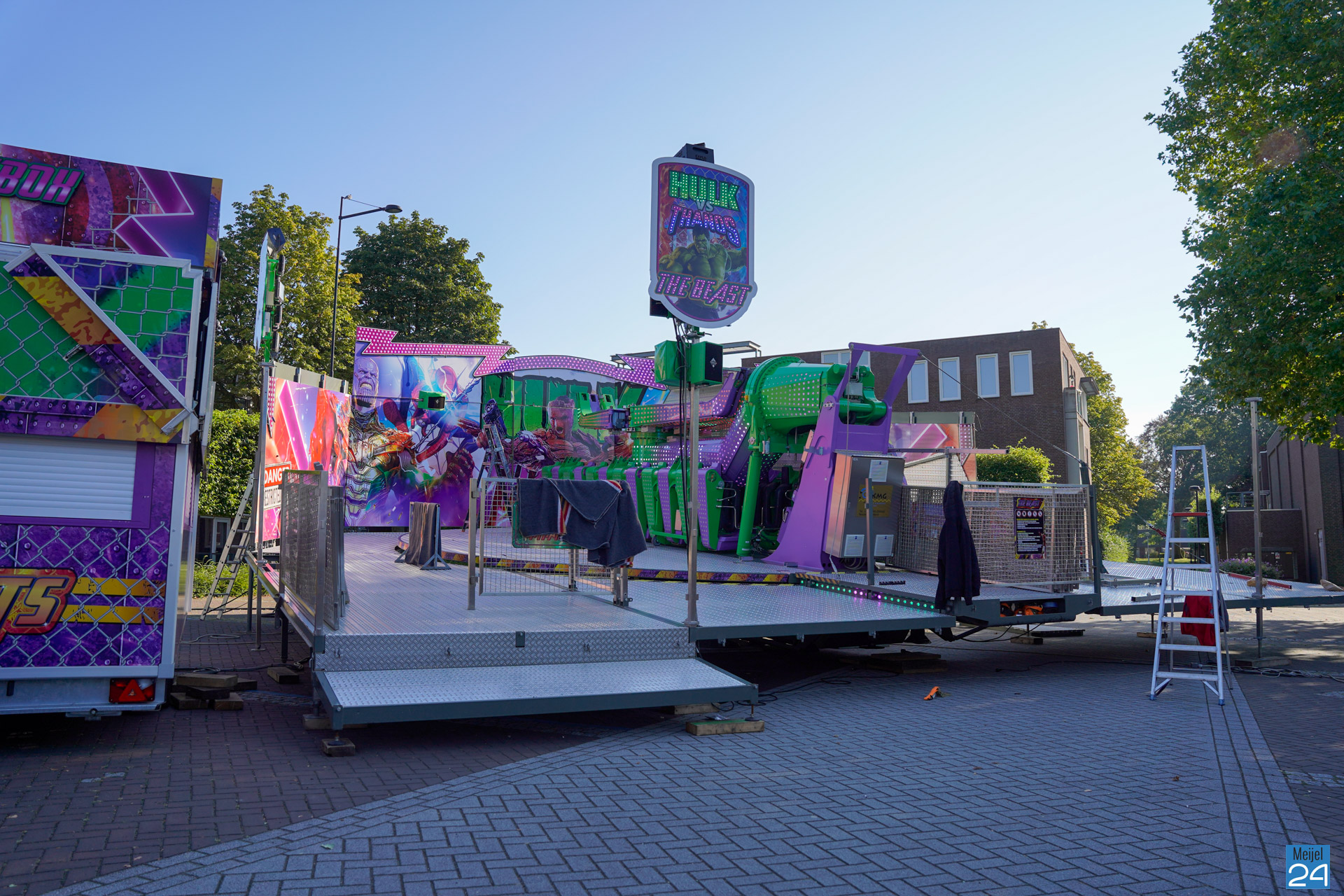 Opbouw kermis Meijel 2024 van start - Meijel24