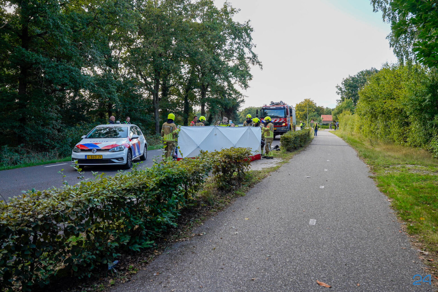 Traumahelikopter naar Beringe voor ongeluk op de Meijelseweg - Meijel24